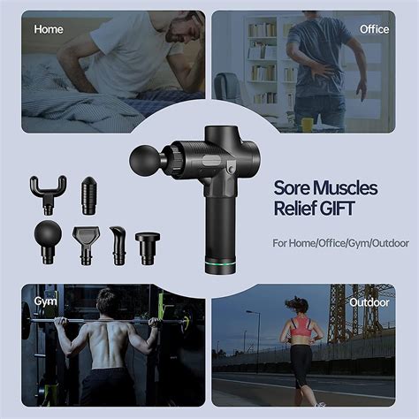 Massage Gun Deep Tissue Massager 30 Speed Portable Muscle Fascial Gun