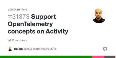Support Opentelemetry Concepts On Activity Issue Dotnet Runtime Github