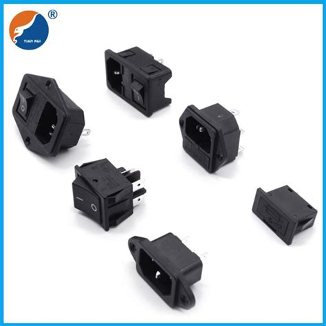 China Customized Outlet AC Power Socket AC Inlet Socket Manufacturers Suppliers Factory