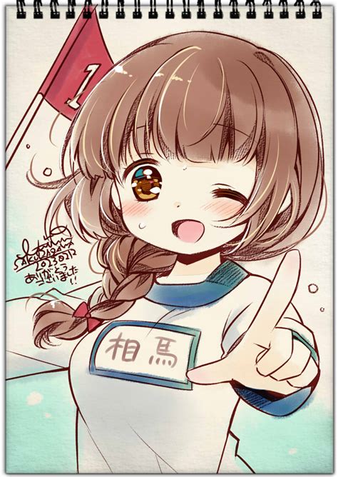 Safebooru 1girl D Bangs Blush Braid Breasts Brown Eyes Brown Hair