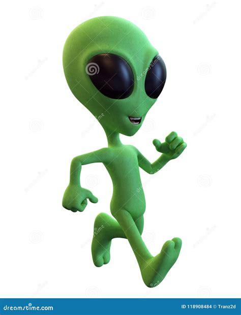 Green Cartoon Aliens
