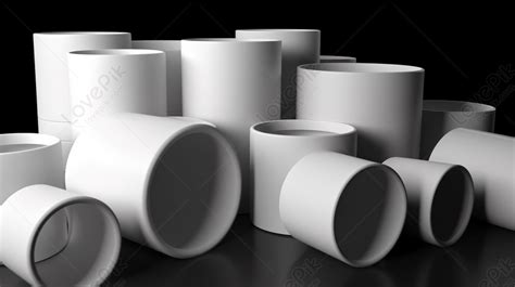 다양한 크기의 흰색 플라스틱 실린더 배경 실린더 배경 하얀색 배경 다양한 배경 이미지 Hd 실린더 하얀색 다양한 배경 사진 무료 다운로드 Lovepik
