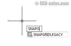 AutoCAD 2012 Legacy Snap To Grid CADnotes