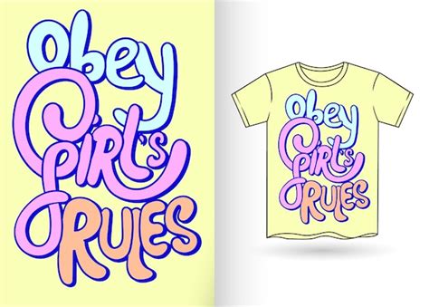 T 셔츠에 대한 귀여운 타이포그래피 슬로건 프리미엄 벡터