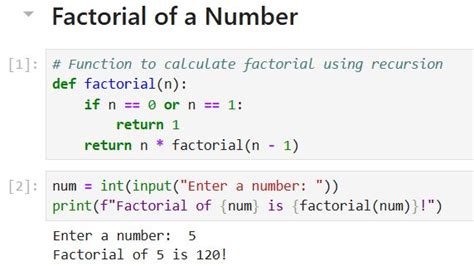 Python Programming Factorial Mathematics Codingjourney Hamza Shaikh