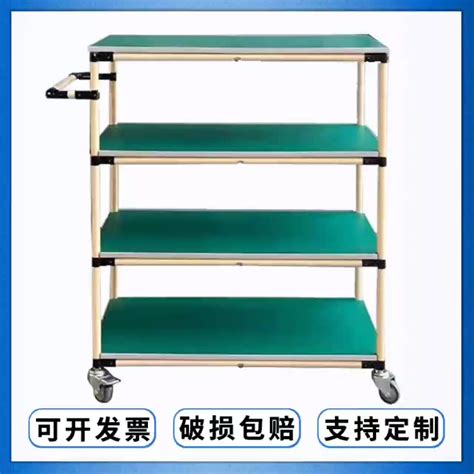 防静电周转车线棒手推车多层仓库物料架精益管小推车五金工具车 阿里巴巴