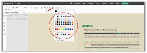 Change Text Color In PDF For Windows Online