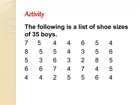 Organizing Data Using Frequency Distribution Ppt
