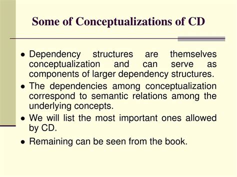ppt conceptual dependency powerpoint presentation free download id