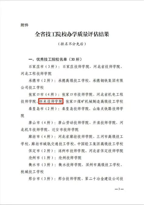 祝贺！怀来技师学院再次被评为优秀技工院校澎湃号·政务澎湃新闻 The Paper