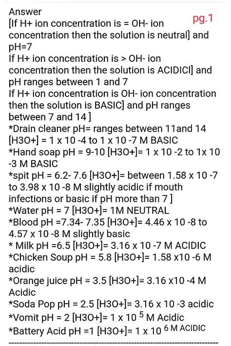 Solved Open The Phet Lab Simulation For Ph Scale In A New Window