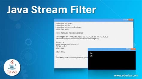 Java Stream Filter How Java Stream Filter Functionality Work Examples