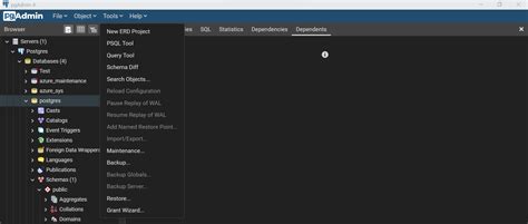 使用 Pgadmin 中的 Erd 特征进行数据建模 墨天轮
