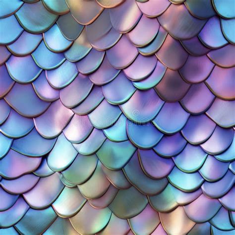 Iridescent Dragon Scales Seamless Texture Stock Illustration Illustration Of Circle Green