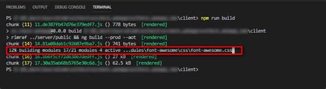 Misposition While Displaying Info In Terminal · Issue 60892