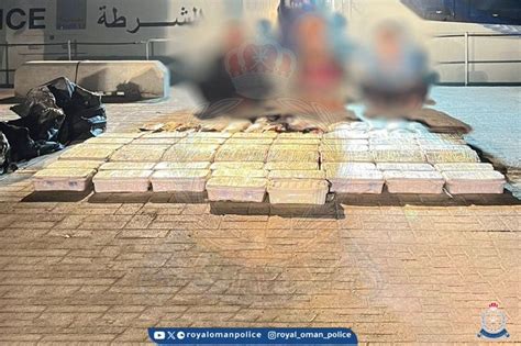 Oman Police Nab Smugglers With Over 75kgs Of Illegal Drugs The