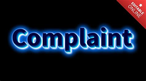 Complaint Text Style Effects Generator