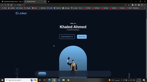 khaled ahmed on linkedin my portfolio a responsive personal