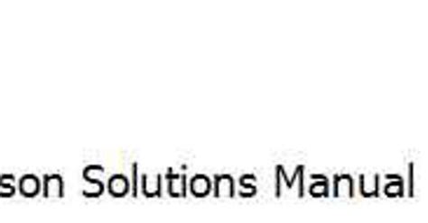 Elementary Statistics Pearson Solutions Manual Imgur