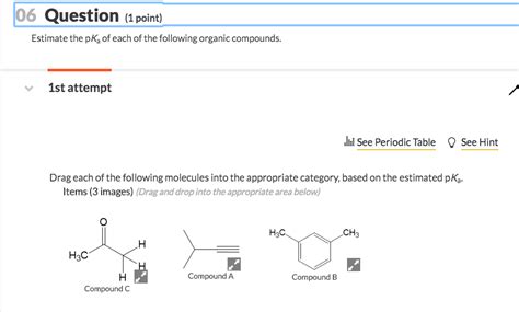 06 Question 1 Point Estimate The Pka Of Each Of The
