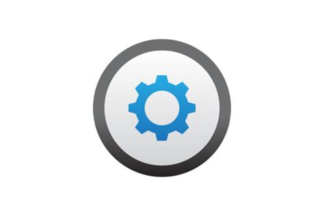 Setting Gear Icon Button Vector Graphic By Sekitarief · Creative Fabrica
