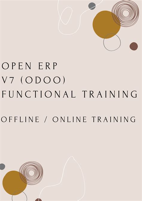 Open Erp V7 Odoo Functional Training
