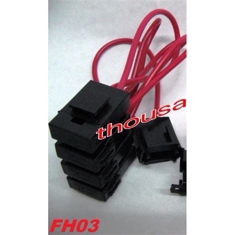 Car Auto Fuse Holder Fuses Box Socket With 20cm Line Black Shopee Car Auto Fuse Holder Fuses Box Socket With 20cm Line Black Shopee