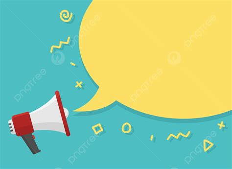 Red Megaphone With Yellow Dialog Bubble For Advertising Vector Realistic Symbol Loudspeaker
