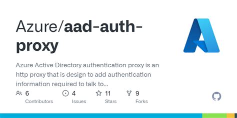 Github Azureaad Auth Proxy Azure Active Directory Authentication Proxy Is An Proxy That