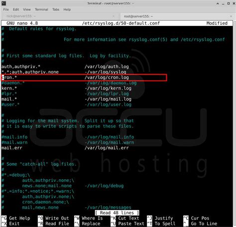 what is the best way to check the cron jobs via the server log linux shared hosting accuweb