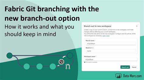 Fabric Git Branching With The New Branch Out Option How It Works And What You Should Keep In