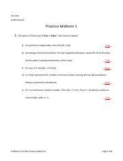 Practice Midterm1 Solution 1 Pdf Fall 2016 IE300 SectionA Practice