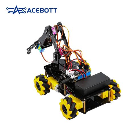 Acebott Esp32 5dof Robot Kol Ve Akıllı Araç Kiti Robtr