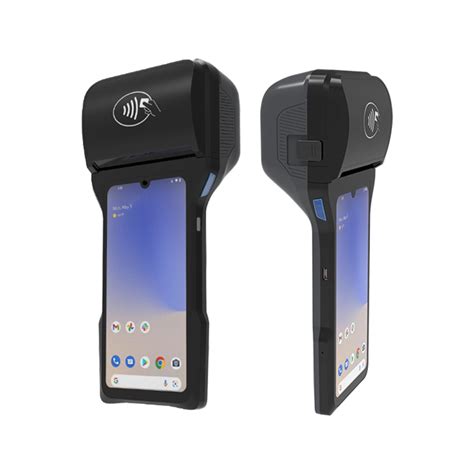 Android Handheld POS Terminal Touch Screen Car Parking POS System Terminal Gateway With Ticket