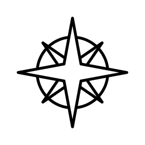 Premium Vector Compass Icon Vector Design Template Simple And Clean