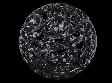 Scroll Ball 3d Model 3d Printable Cgtrader