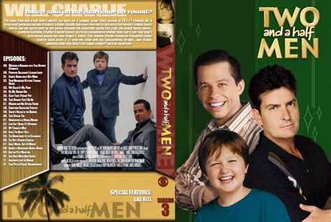 Two And Half Men Season 3 Tv Dvd Custom Covers Two And A Half Men