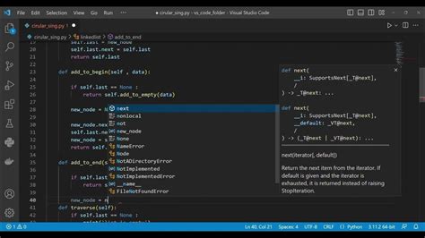 Singly Linked List Insert After Insert At Beginnig And Insert At End In Python Youtube