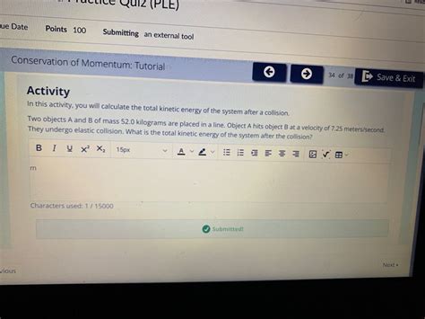 Solve A Collision Problem Activity