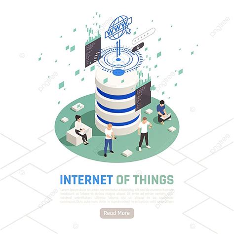 Iot 사물 인터넷 아이소메트릭 포스터 템플릿 Psd 다운로드 디자인 자료 다운로드