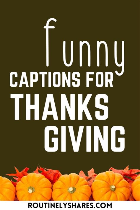 200 Funny Thanksgiving Captions To Add Humor To Your Day