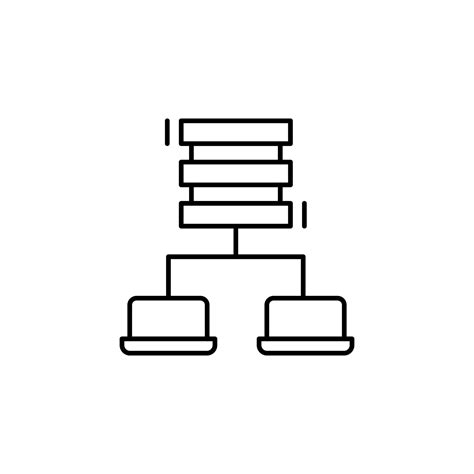 Laptop Networking Vector Icon Illustration 23023313 Vector Art At Vecteezy