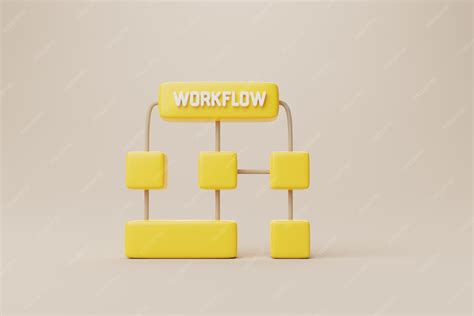 Premium Photo Business Process And Workflow Automation With Flowchart