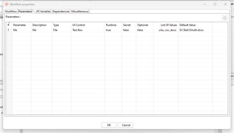 How To Give The File As Configuration Parameter Automationedge Ui