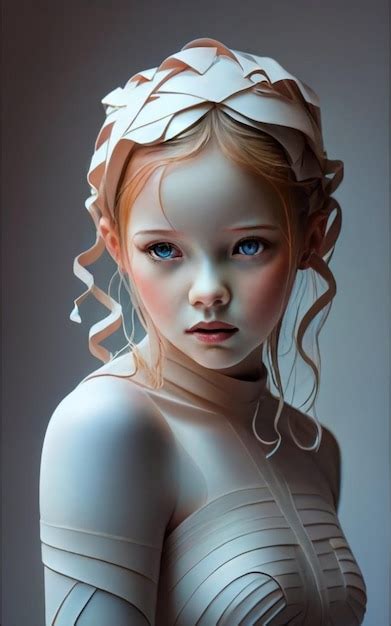 Premium Photo 3d Rendered Portrait Of Cute Young Dark Skin Eastern Girl Made Without Ai Not Ai