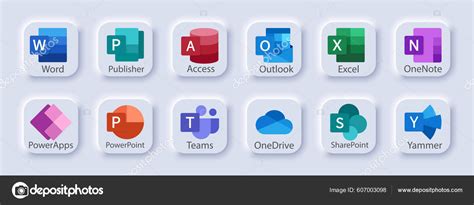 Microsoft Office 365 Excel Powerpoint Publisher Sway Outlook Sharepoint