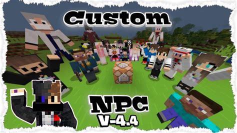 Custom Npcs Addon 1 19 Mcpe Bedrock Mod 1minecraft