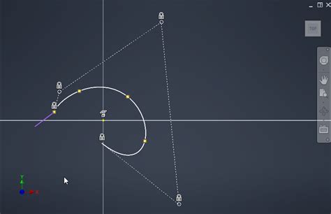 在 Inventor 中连接到其他样条曲线后，样条曲线改变形状