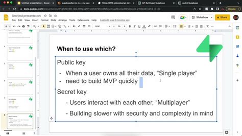 Supabase Public Anon Vs Service Key Youtube