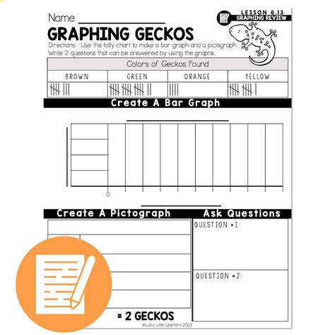 Lucky To Learn Math Lesson 613 Create Survey And Gather Data Independent Practice